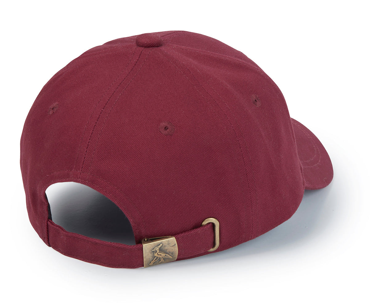 The Cotton Baseball Cap in Maroon – Hicks & Brown