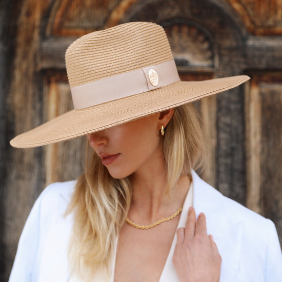 Pebmarsh Large Brimmed Women's Summer Fedora Hat | Sun Hat – Hicks & Brown