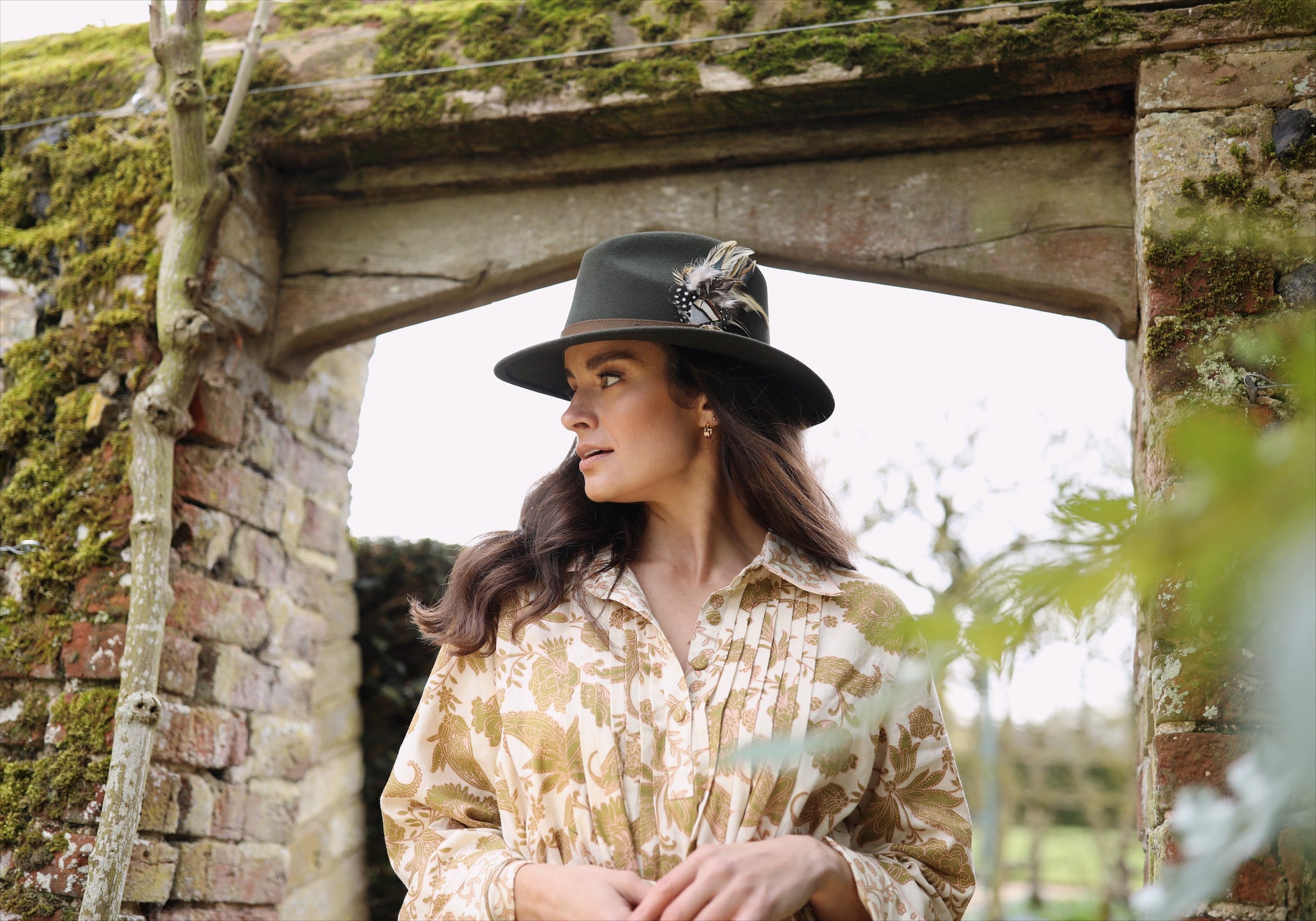 The Suffolk Fedora - Olive Green – Hicks & Brown